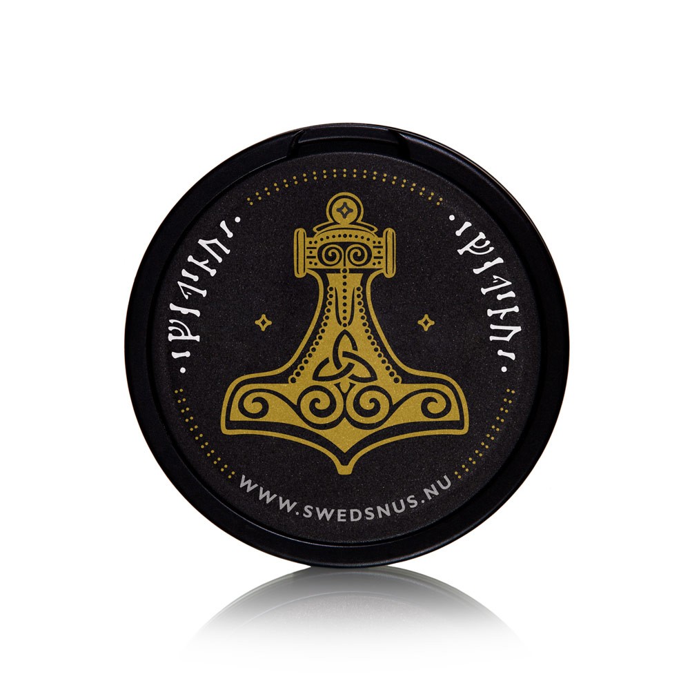 Empty 5-pack Thor's Hammer Portion Snus Can