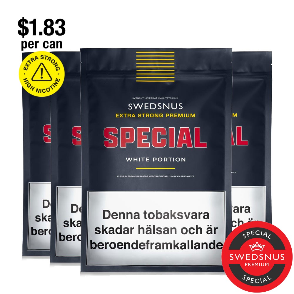 Premium 4 x Extra Strong Special Portion snus |The absolute best snus ...